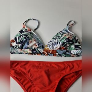 Roxy | Swim | Nwt Roxy Two Piece Bikini Size L | Poshmark